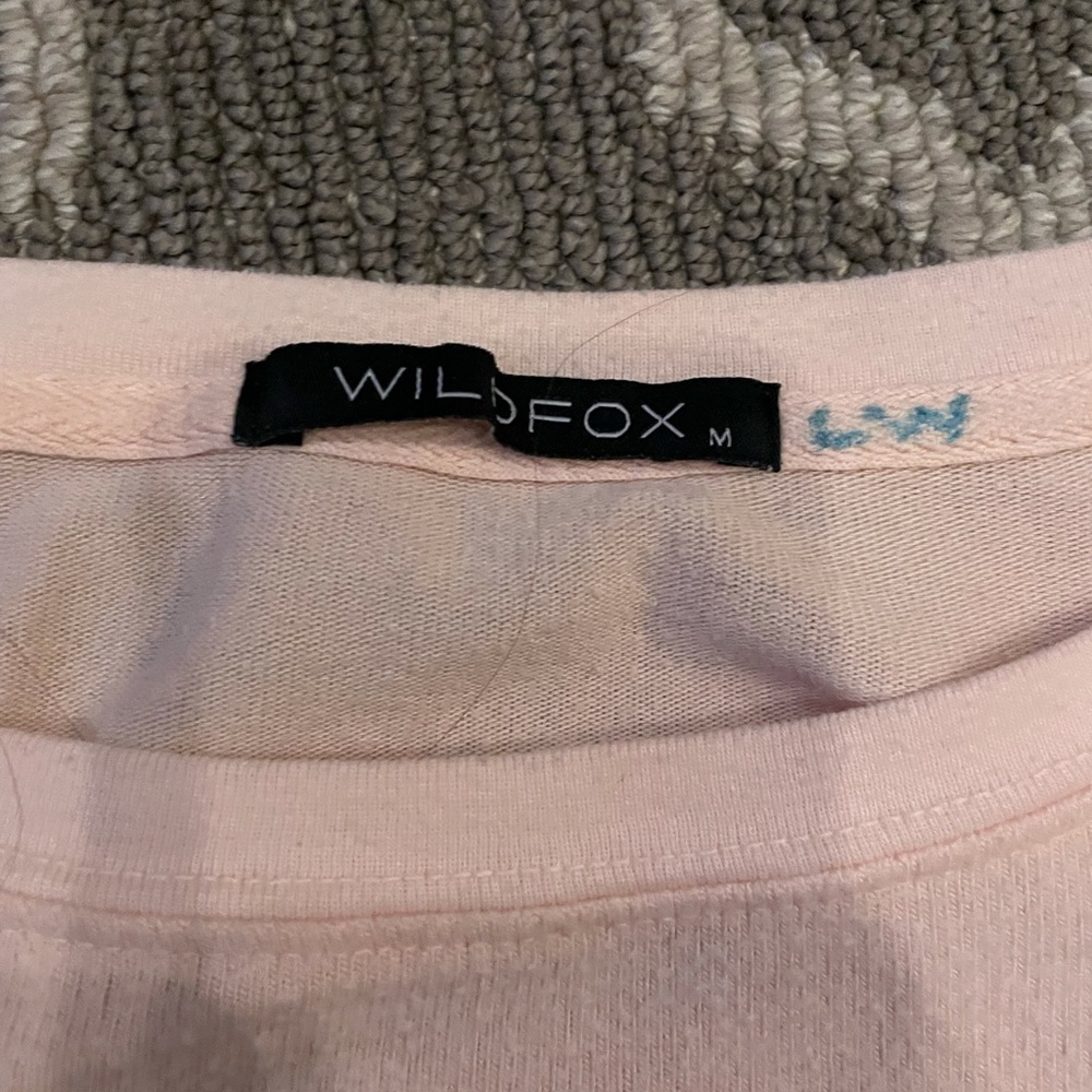 Light Pink Wildfox Baggy Beach Jumper - Gem